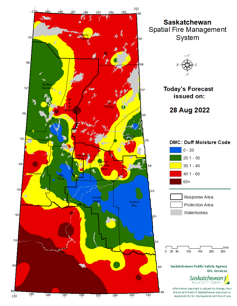 FWI EARLY FORECAST VALID FOR 2022-08-28