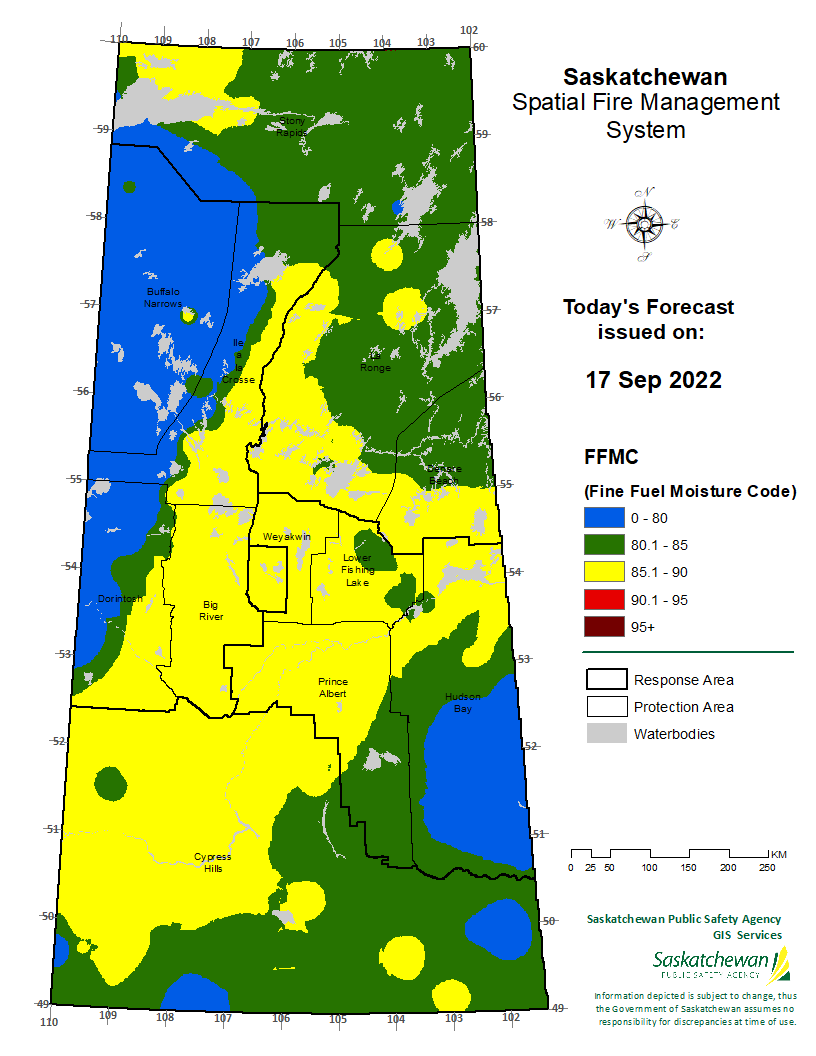 FWI EARLY FORECAST VALID FOR 2022-09-17