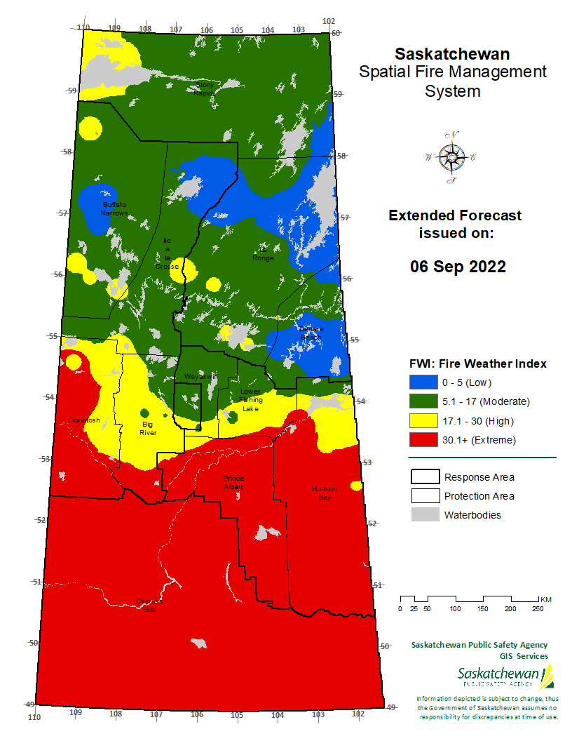 FWI EXTENDED FORECAST VALID FOR 2022-09-08